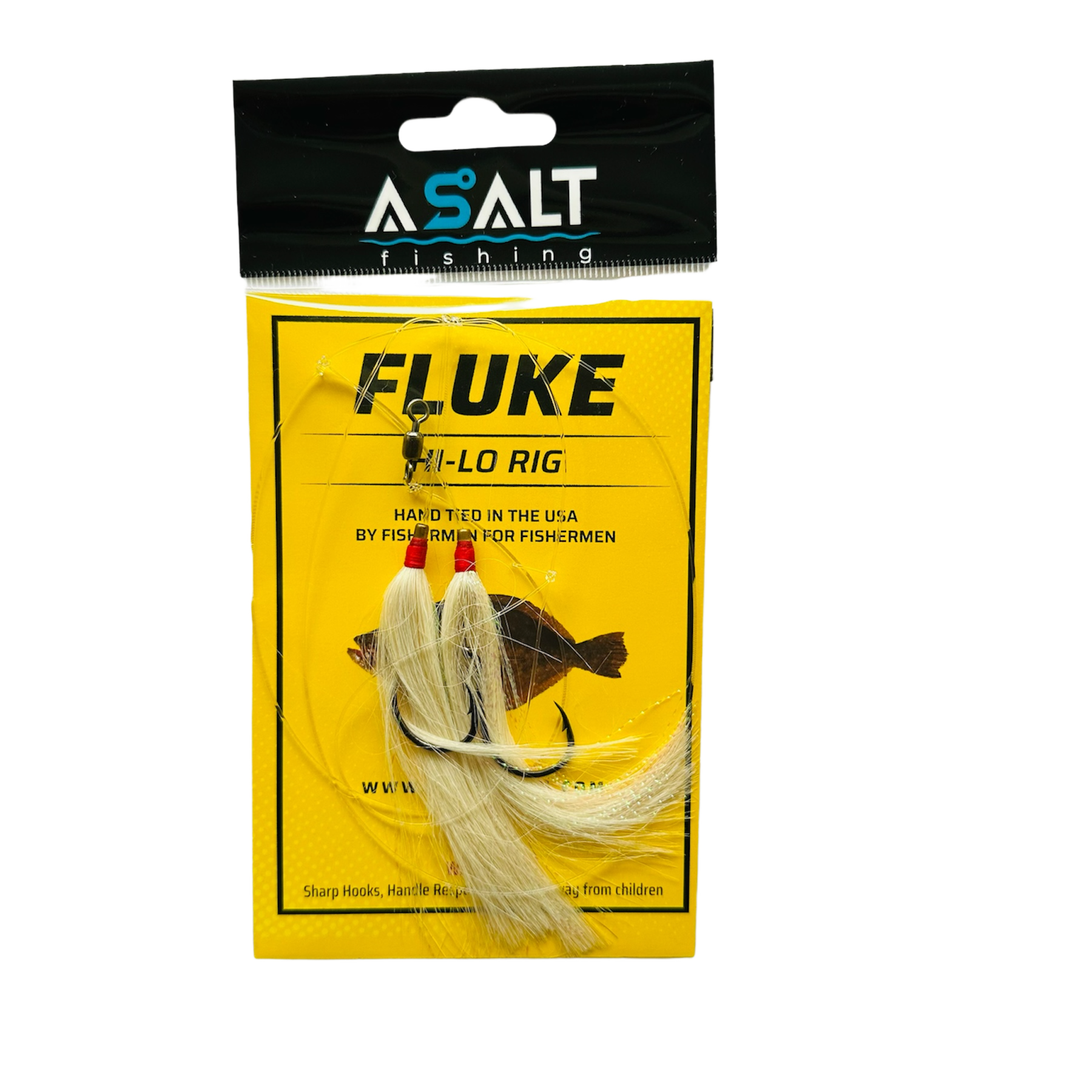 Fluke Hi-Lo Double Bucktail Rig USA Tied – Asalt Fishing